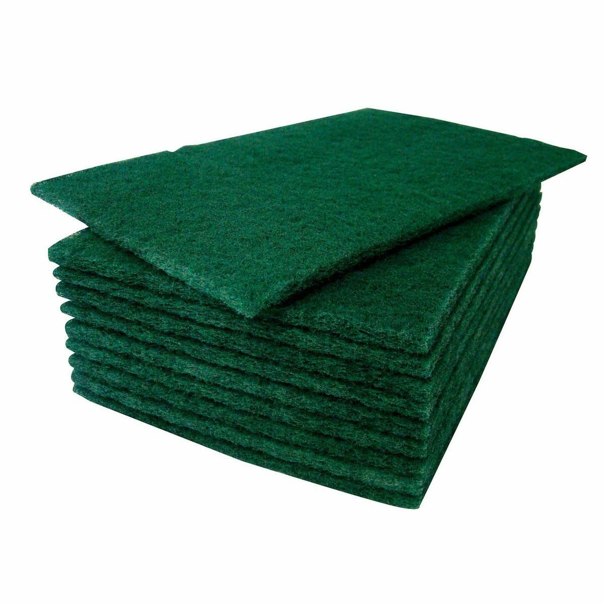 scotchbrite scouring finishing pad general purpose hand pads green 3m ...