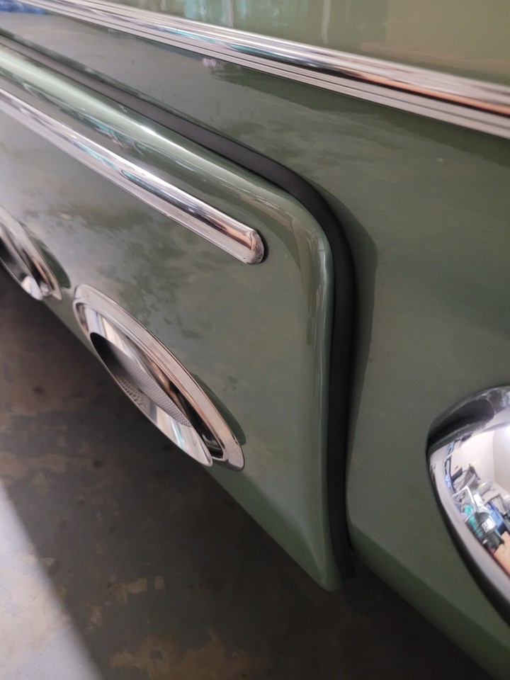 1958-1960 Chevy Impala Cruiser Skirt Weatherstrip Foxcraft Turnpike ...