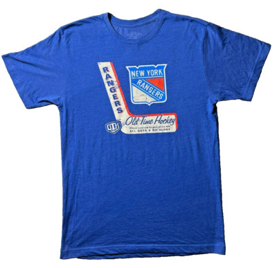 New York Rangers Old Time Hockey Men’s Blue Shirt Size Medium | eBay