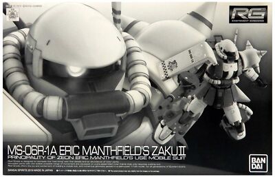 Premium Bandai RG 1/144 ERIC MANTHFIELD'S ZAKU Ⅱ MS-06R-1A Gundam MSV ...