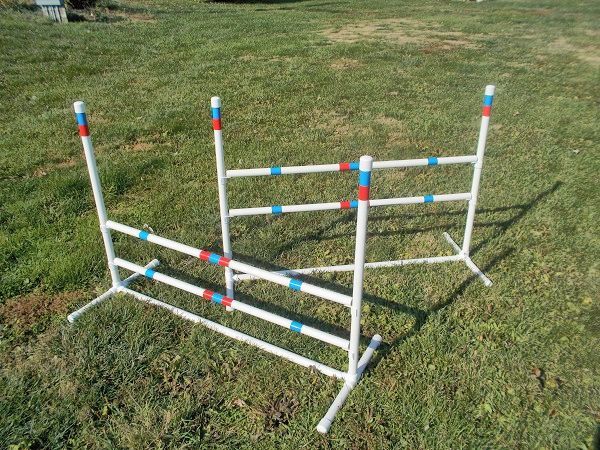 Dog Agility Equipment Jumps - 2 jumps, 3/4" PVC | eBay