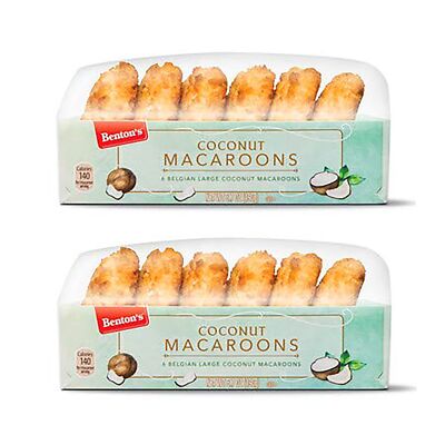 Belgian Coconut Macaroons Jumbo Soft Macaroons 2.5 inches - Imported ...