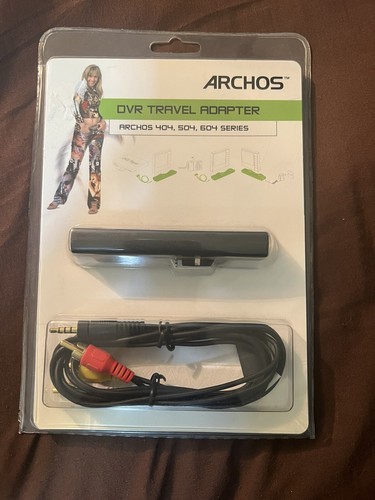 ARCHOS DVR TRAVEL ADAPTER SNAP ON & 3 WAY RCA AV FOR AV-404+504+604+704 ...