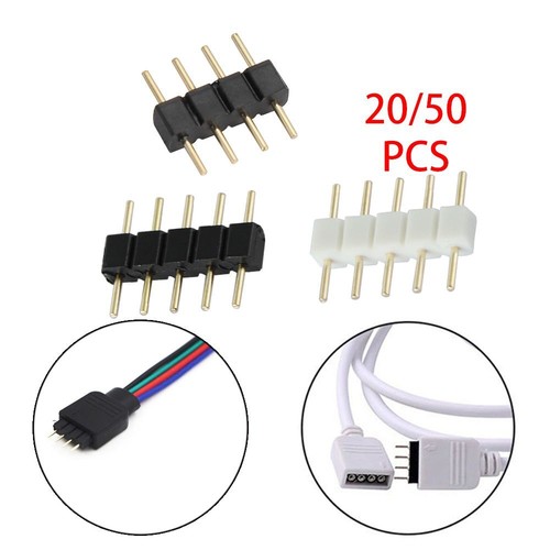Light Solderless Male Plug Adapter Terminals Connector 4Pin 5Pin ...