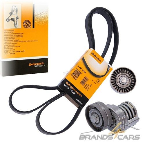 CONTI KEIL-RIPPEN-RIEMEN-SATZ + SPANNER FÜR VW GOLF PLUS 5 1K 1.4 1.6 ...