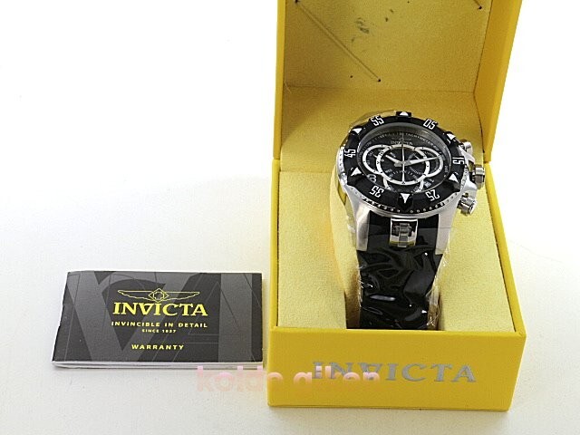 Invicta Men's Chronograph 200m W/R Excursion Black Dial 24271 NWT | eBay