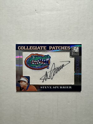 Steve Spurrier 2007 Donruss Elite Extra Edition Collegiate Patches Auto ...