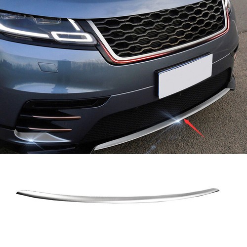 For Range Rover Velar 2018-2022 Silver Steel Front Bumper Lower Strip ...