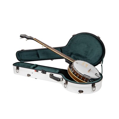 Crossrock Banjo Case-Fits Mastertone & Most 5-String Styles, TSA Lock ...