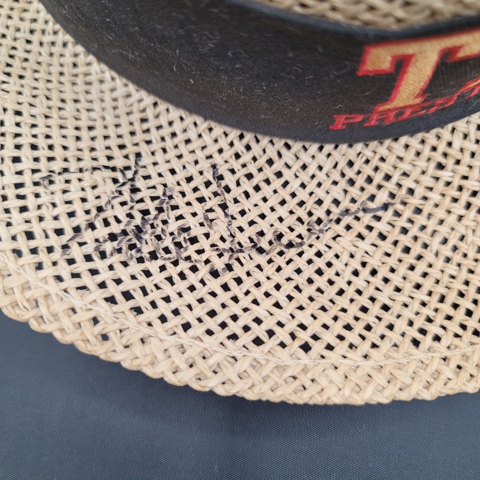TPC Prestancia Straw Golf Hat Signe By Chi Chi Rodriguez and Hale Irwin ...