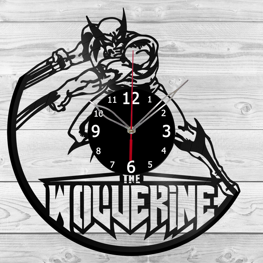 Vinyl Clock Wolverine Vinyl Record Wall Clock Home Art Decor Handmade ...