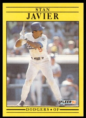 1991 Fleer Baseball Card Stan Javier Los Angeles Dodgers #211 | eBay