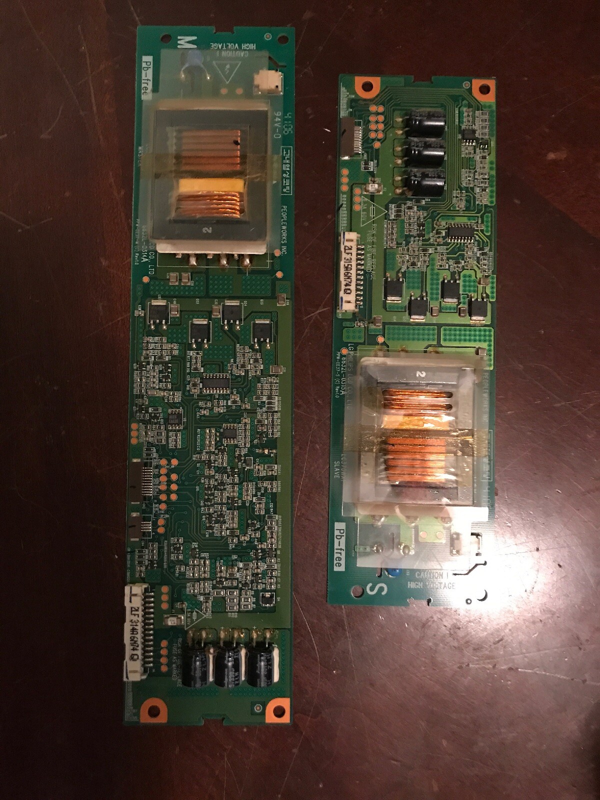 VIZIO VX37L LG BACKLIGHT INVERTER 6632L-0314A LG 6632L-0315A Master and ...