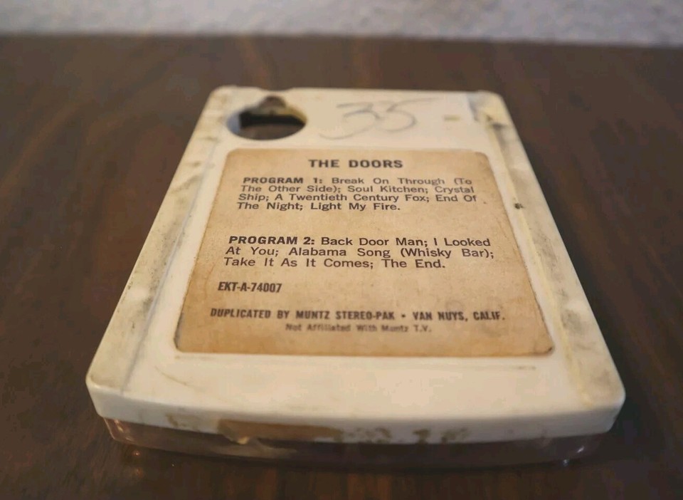 RARE - The DOORS - Self Titled - MUNTZ STEREO-PAK 4 Track Tape- EKT-A ...