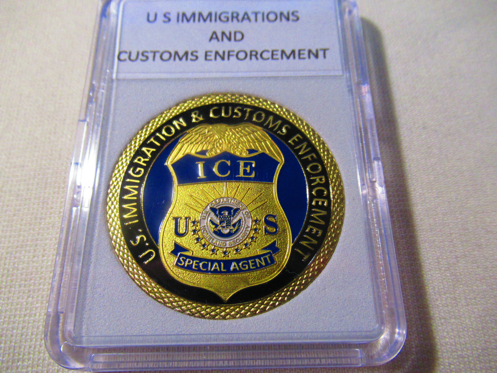 US IMMIGRATION & CUSTOMS ENFORCEMENT (ICE) Challenge Coin | eBay