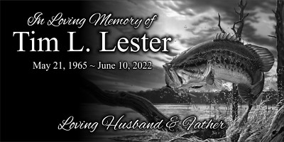 Personalized Stone Memorial Grave Marker Granite Human headstone Bass ...