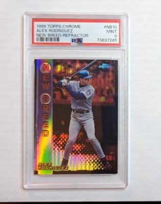Alex Rodriguez Refractor New Breed 1999 Topps Chrome #NB10 NY Yankees ...