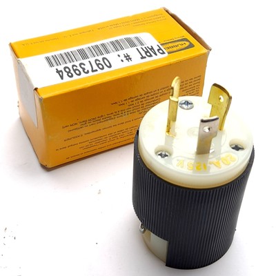 Hubbell HBL2311 Twist-Lock Male Plug, 2-Poles, 20A 125V, NEMA L5-20P | eBay