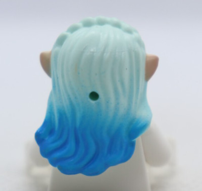 HAIR - Female Elves Long Wavy Elf Ears Blue 41180 41078 LEGO ...