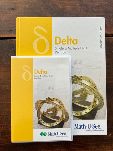 Math-U-See Delta Instruction Manual and DVD | eBay