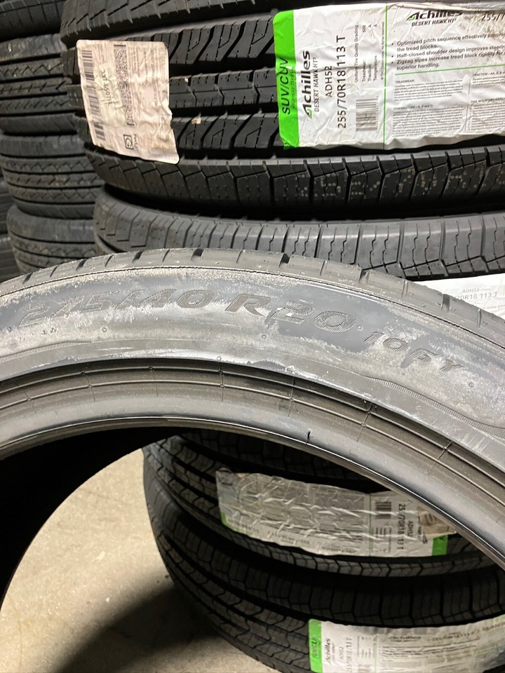 2 New 275 40 20 Pirelli P Zero PZ4 Ultra High Performance Summer Tires ...