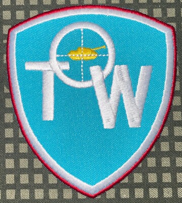 USMC TOW Anti-Tank Missile Weapon System Patch Hook & Iron-On Repro New ...