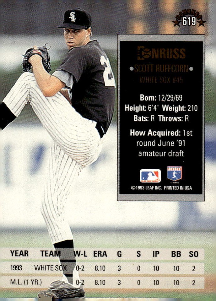 1994 Donruss #619 Scott Ruffcorn | eBay