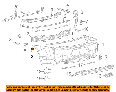 CHRYSLER OEM 06-23 300 Bumper Components-Support Bracket Nut 6505223AA ...