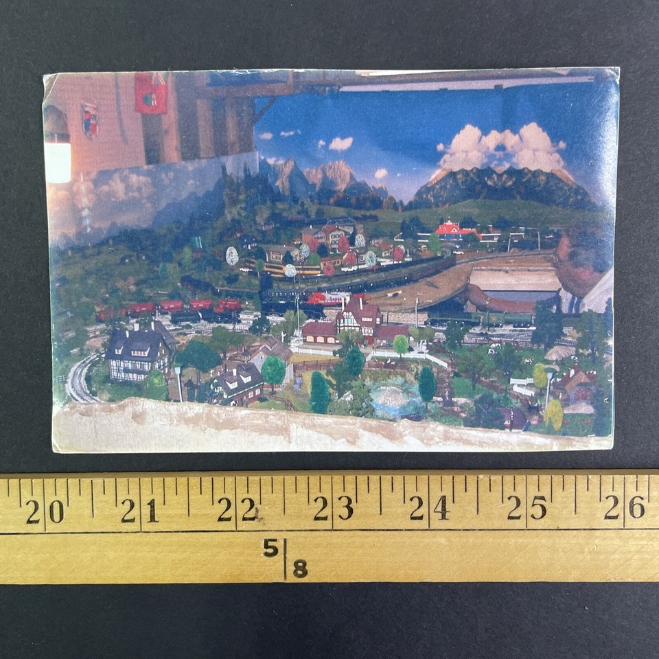 Vintage 1980s Very Detailed Model Train Set Locomotive Set Photo Lot Of ...