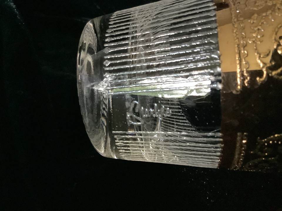 MCM Starlyte Culver 22k Gold Scroll 6 Highball, Ice Bucket,6 Rocks,5 ...