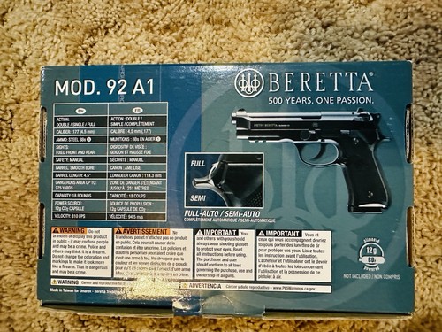 Umarex Beretta M92 A1 .177 BB CO2 BLOWBACK/FULL AUTO | eBay