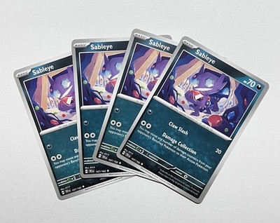 Sableye 107/162 4x x4 Pokémon Cards 2024 Temporal Forces Playset | eBay