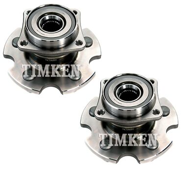 Pair Set 2 Rear Timken Wheel Bearing & Hub Kit for Pontiac Toyota AWD ...