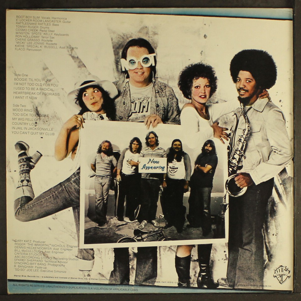 ROOT BOY SLIM & SEX CHANGE BAND: root boy slim & sex change band WB 12 ...