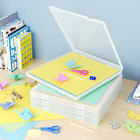 12 X 12 Paper Storage, 4 Pack Scrapbook Storage Box for 12" X 12" Paper ...