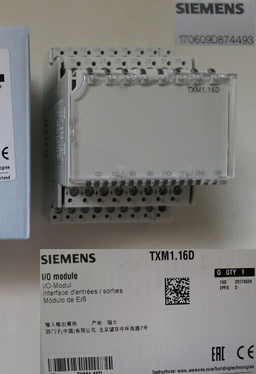 Siemens TXM1.16D Relay Module I/O Module in Original Packaging | eBay