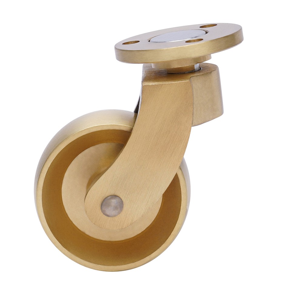 4PCS Brass Universal Furniture Casters Table Chair Desk Sofa Piano ...