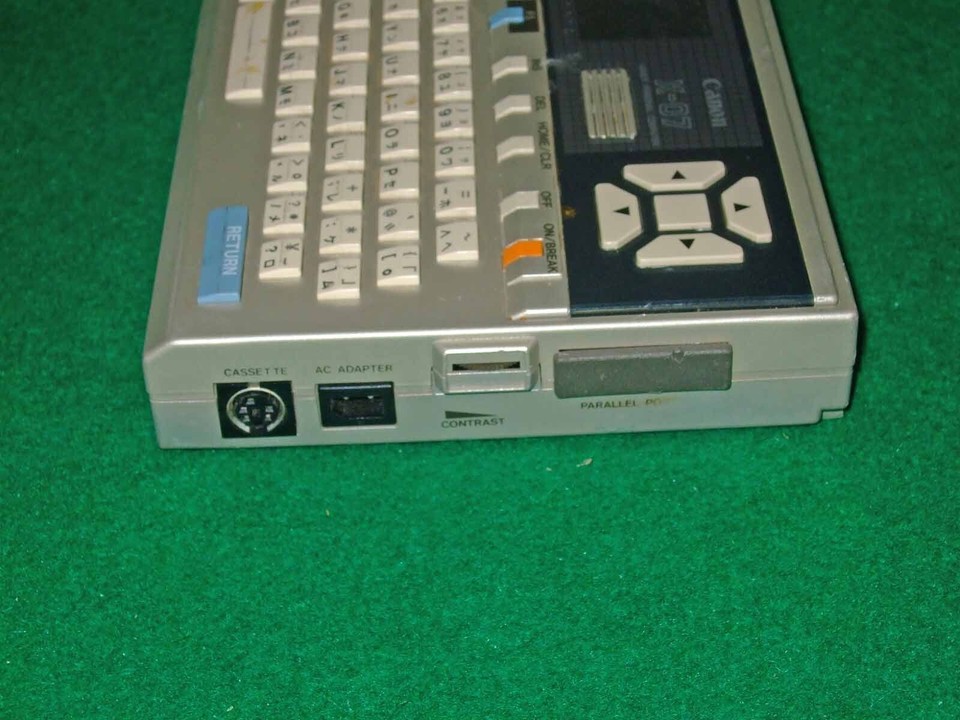 1983 Classic Canon-X07 LCD Basic Pocket Computer, HANDY PERSONAL COMPUTER | eBay