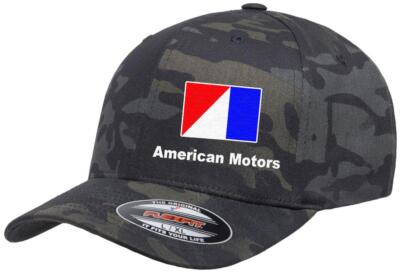 AMC American Motors Logo Side Panel Embroidered Flexfit 6277 Fitted Hat ...