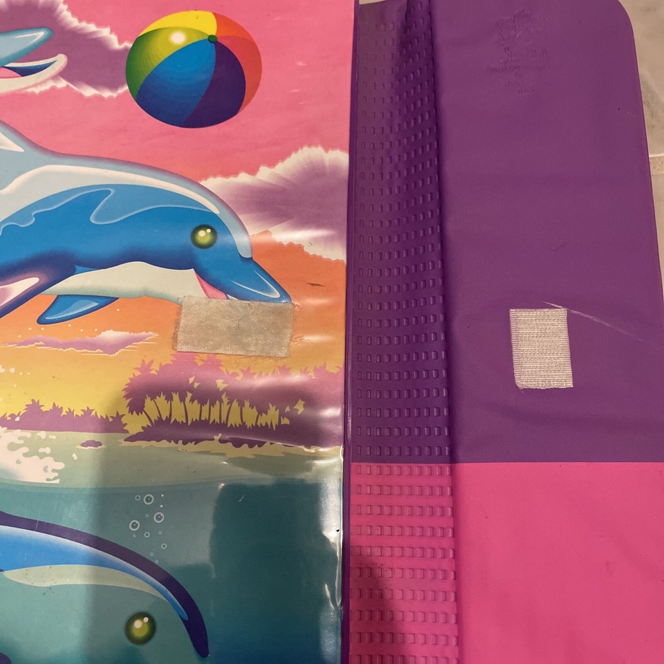 Vintage Lisa Frank 3 Ring Trapper Keeper Binder Dolphins Stuart Hall ...