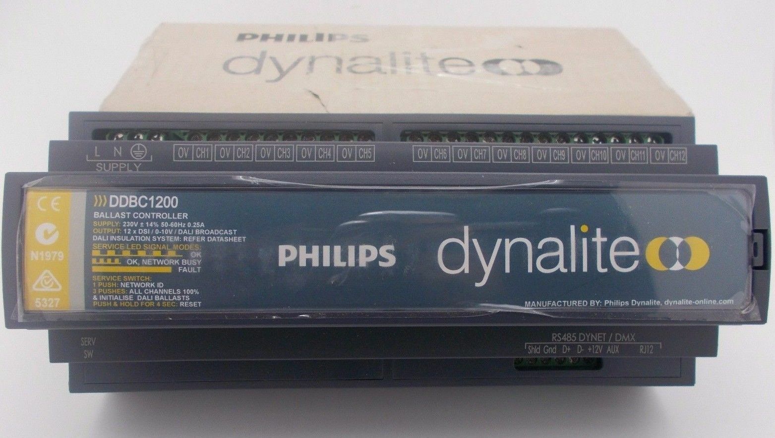 Philips Dynalite DDBC1200 Ballast Controller Signal Dimmer Control DALI ...