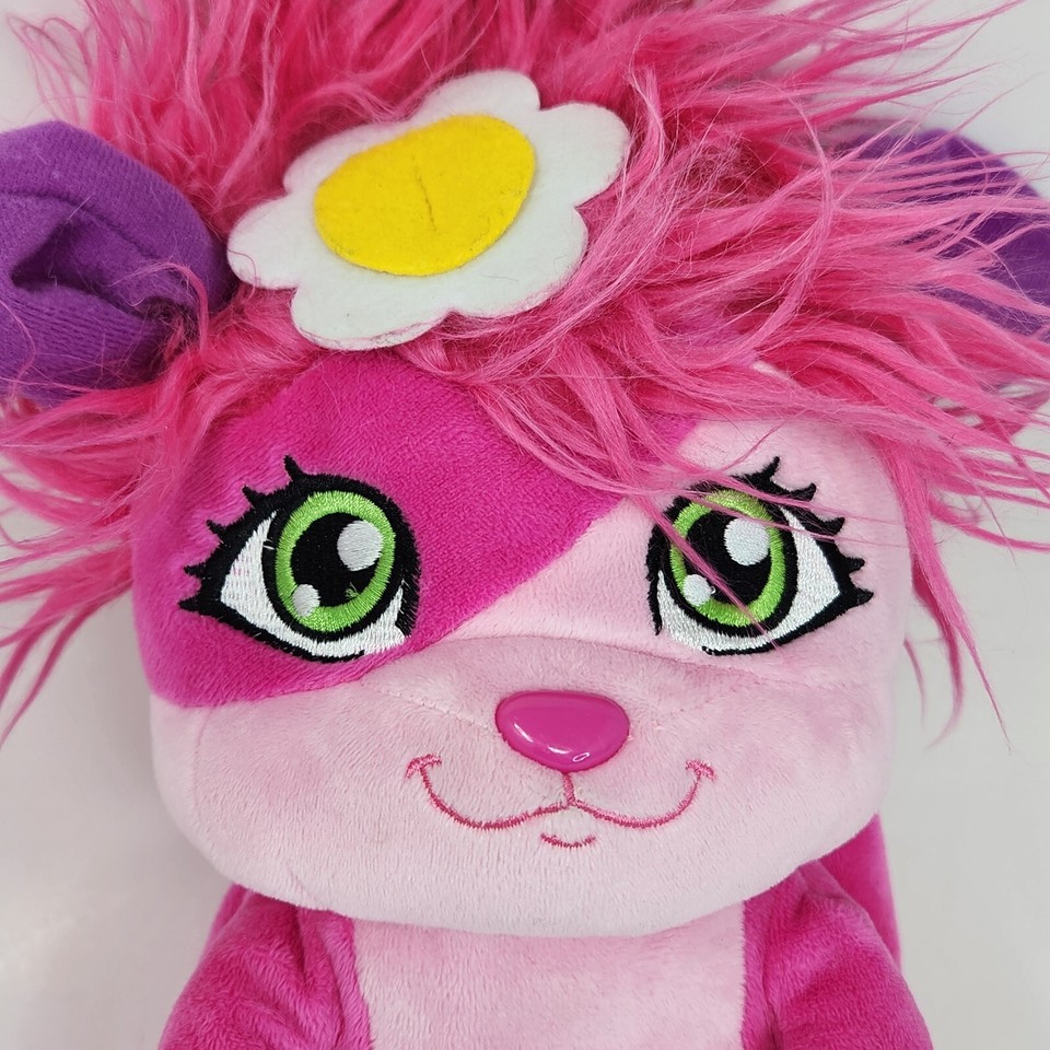 11" POPPLES SPIN MASTER BUBBLES PINK POPPLE STUFFED ANIMAL PLUSH ...
