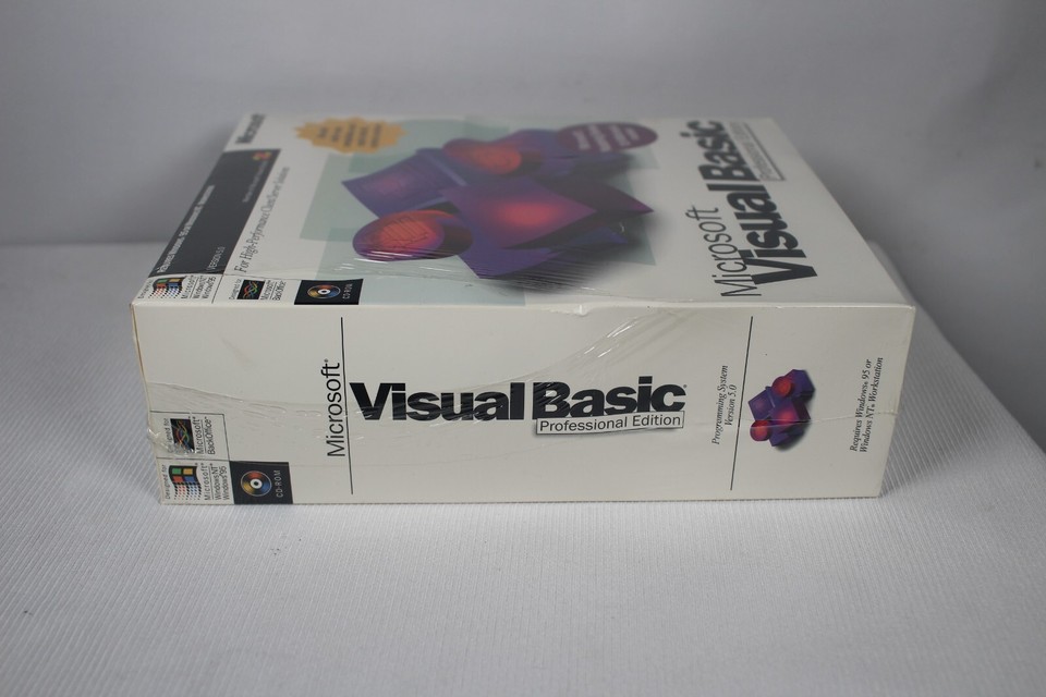 Microsoft Visual Basic Professional Edition Version 5.0 Academic BRAND NEW SEALE | eBay