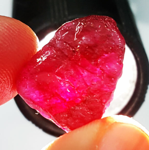 Natural Red Beryl Bixbite Rough 18.75 Ct Loose Gemstone Certified Rough Gem | eBay