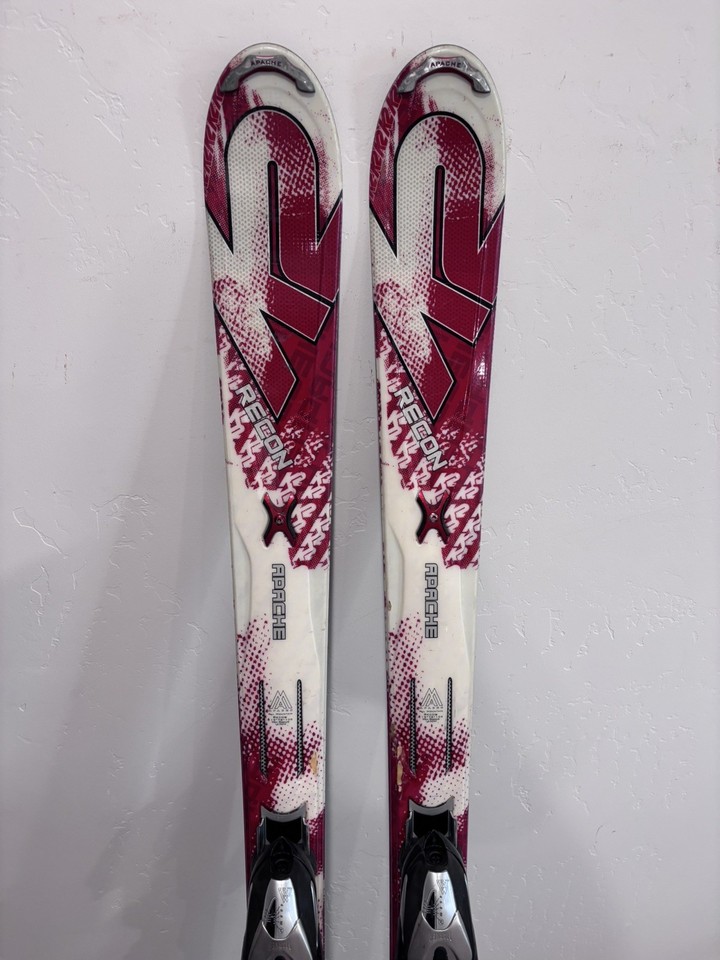 K2 Apache Recon Skis Marker MX 12.0 Adjustable Bindings 163cm | eBay
