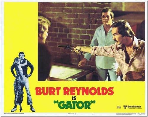 GATOR - 1976 - original 11x14 US Lobby Card #3 - BURT REYNOLDS, LAUREN ...