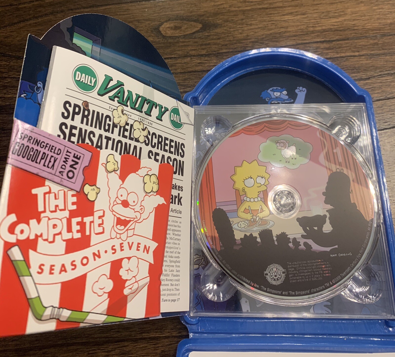 The Simpsons - Season 7 (DVD, 2005, 4-Disc Set, Molded "Marge Head ...