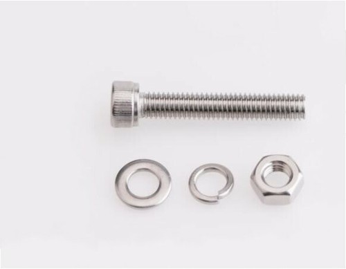 M4 M5 M6 304 Stainless steel Inner hexagon Screws bolt nut flat/spring ...