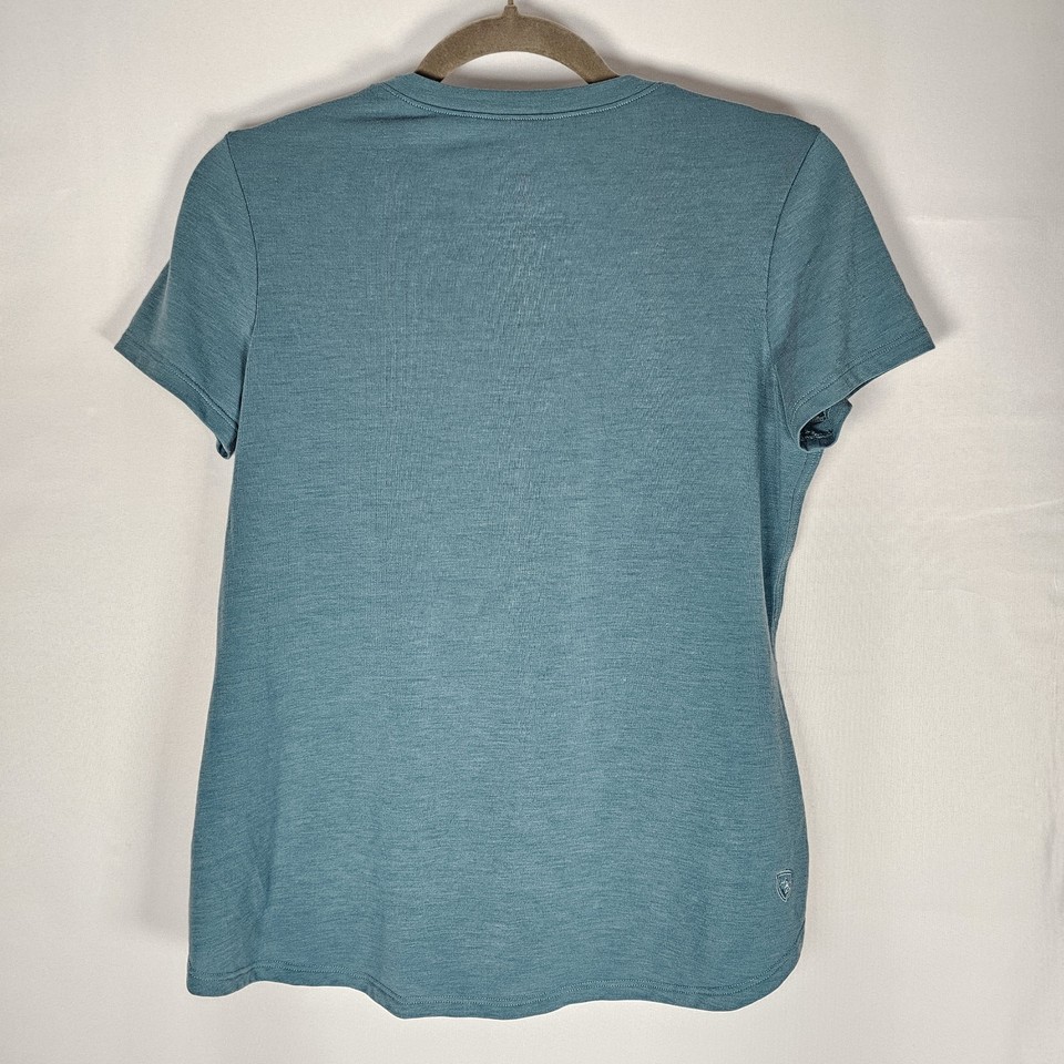 Kuhl Women’s Born In The Mountains Shirt Relaxed XS Blue Green | eBay