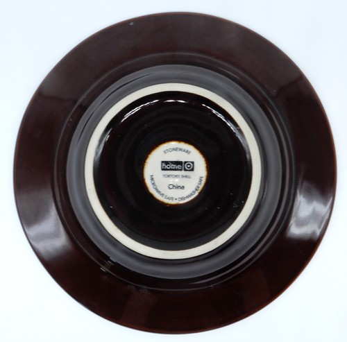 Target Home Stoneware TORTOISE SHELL Rimmed Bowls & Dinner Plates | eBay